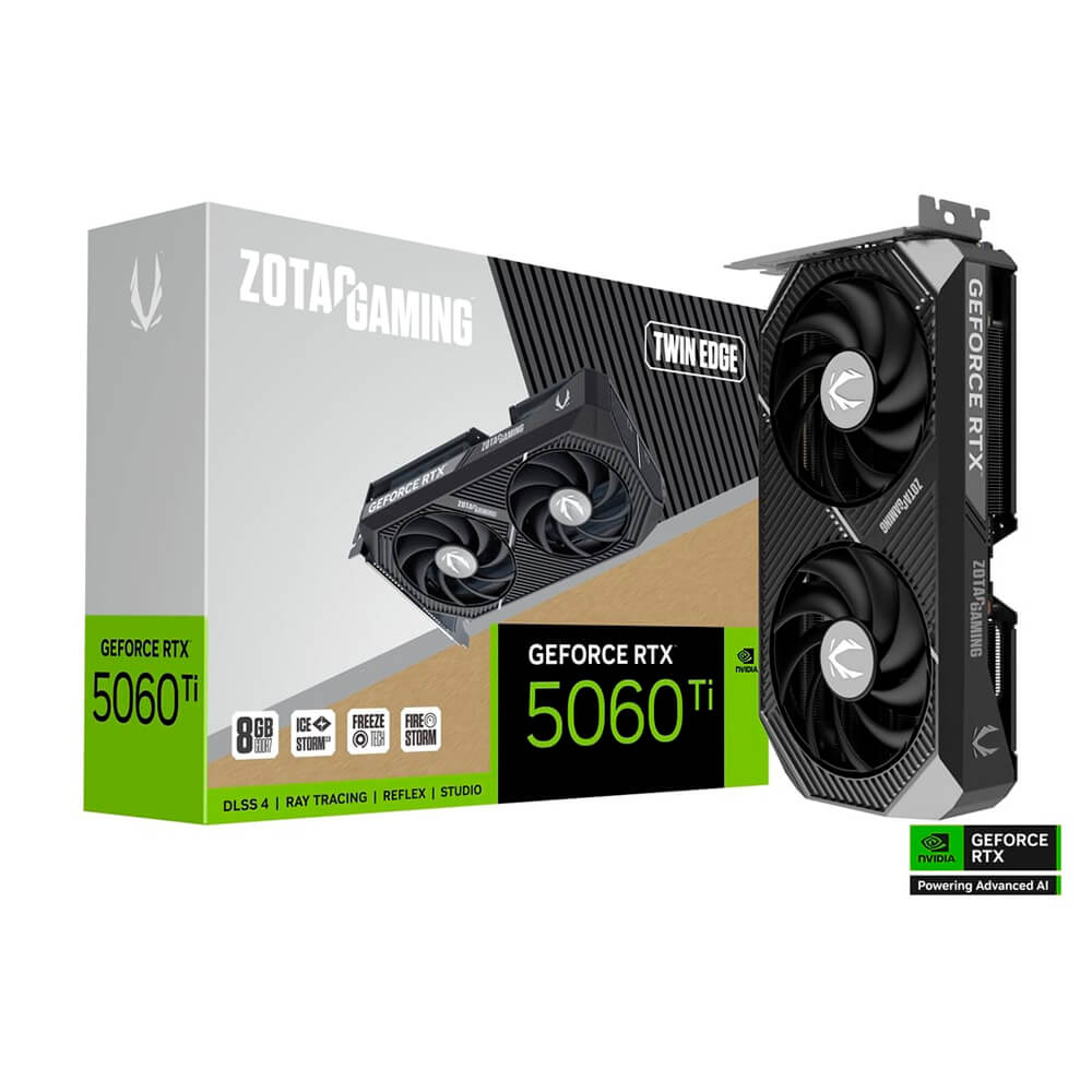 Tarjeta de Video ZOTAC RTX 5060 TI / 8GB / GDDR7 / PCI Express 5.0 / ZT ...