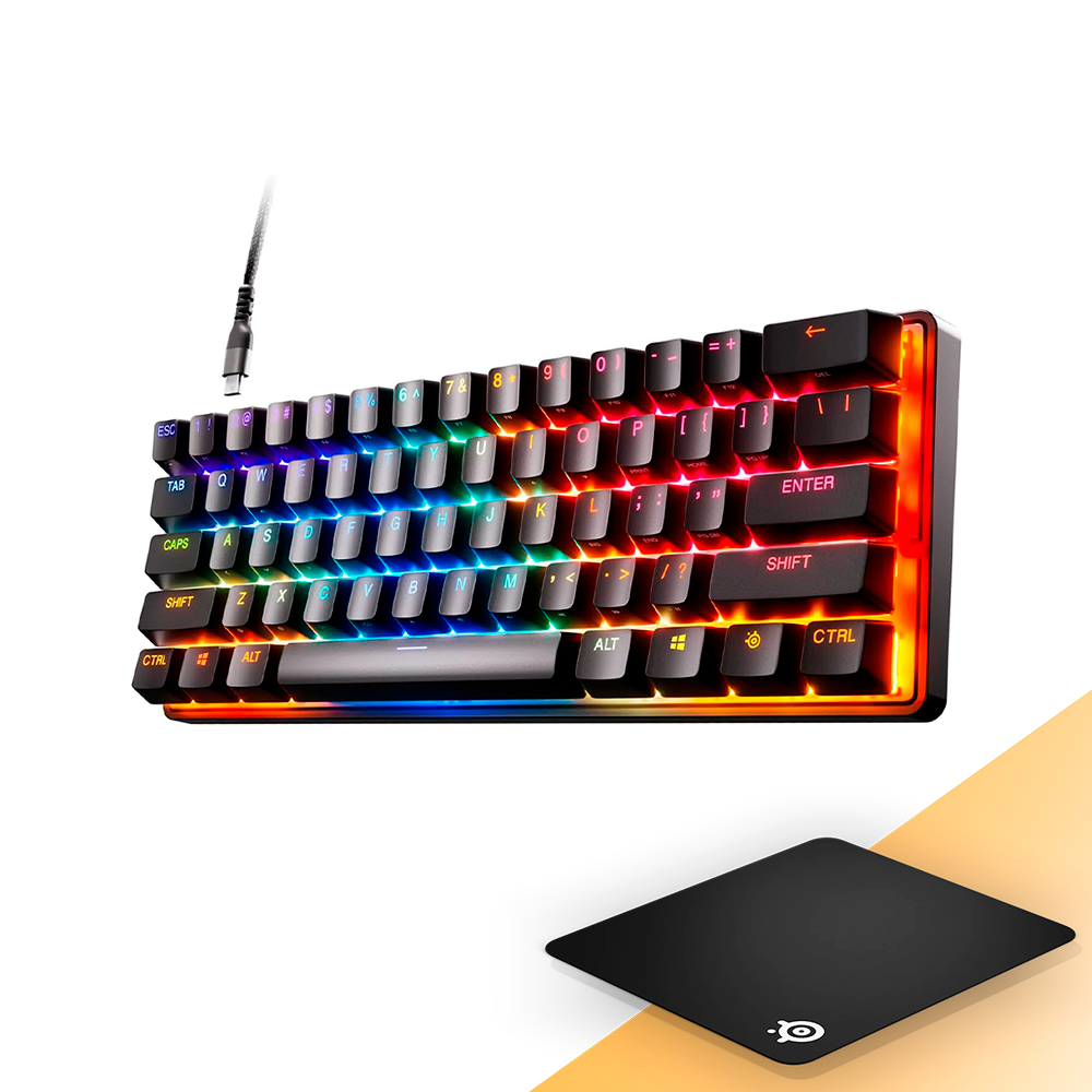 Teclado Mecánico SteelSeries Apex Pro Mini / Ajustable / Factor de ...