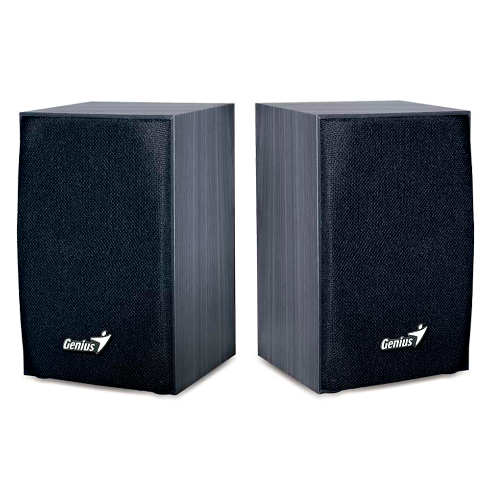 Bocinas Genius SP-HF160 / Para Computadoras / 3.5mm / Color Negro | DD Tech