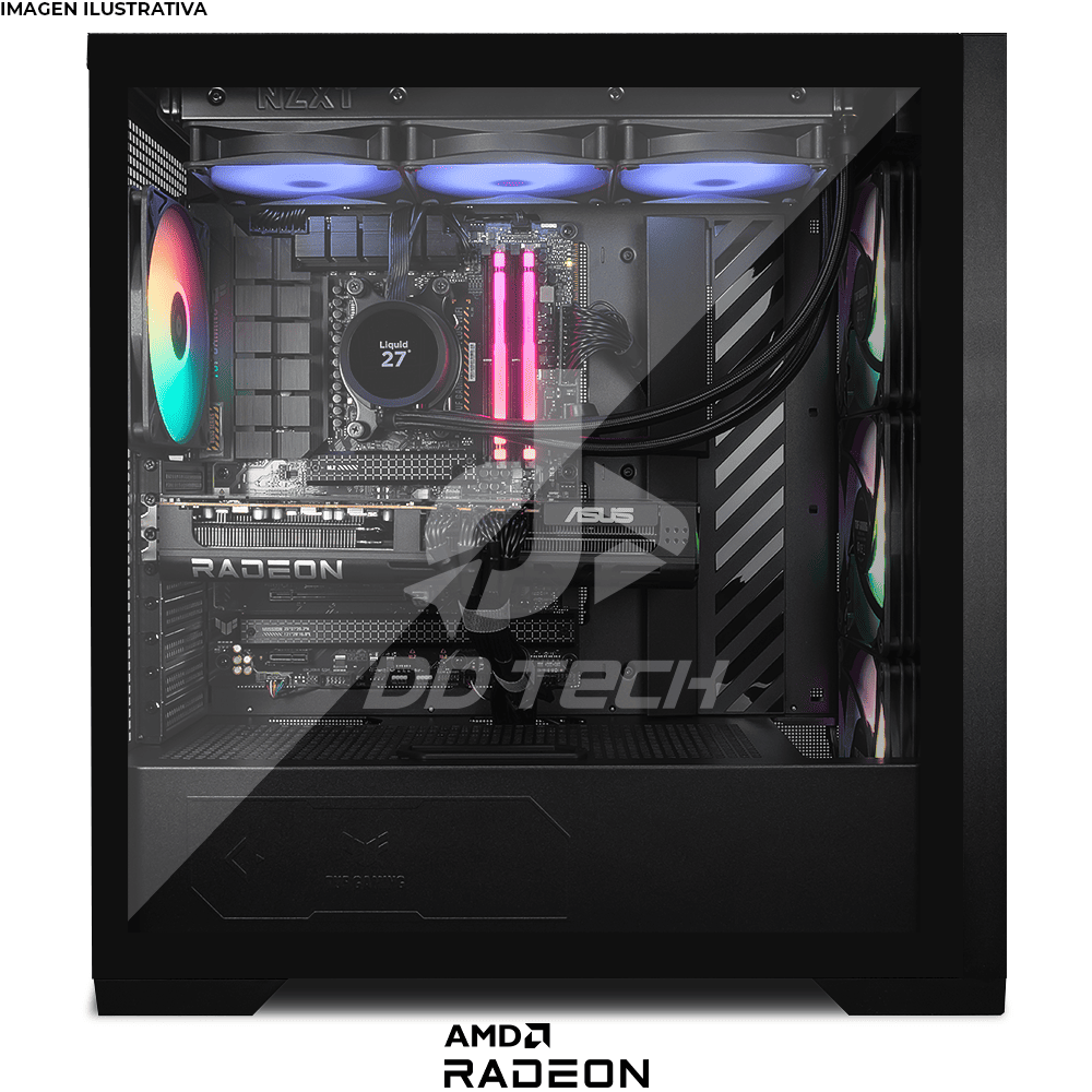Computadora PRIDE GAMING PBA LION / RADEON RX 9070 XT / AMD RYZEN 7 ...
