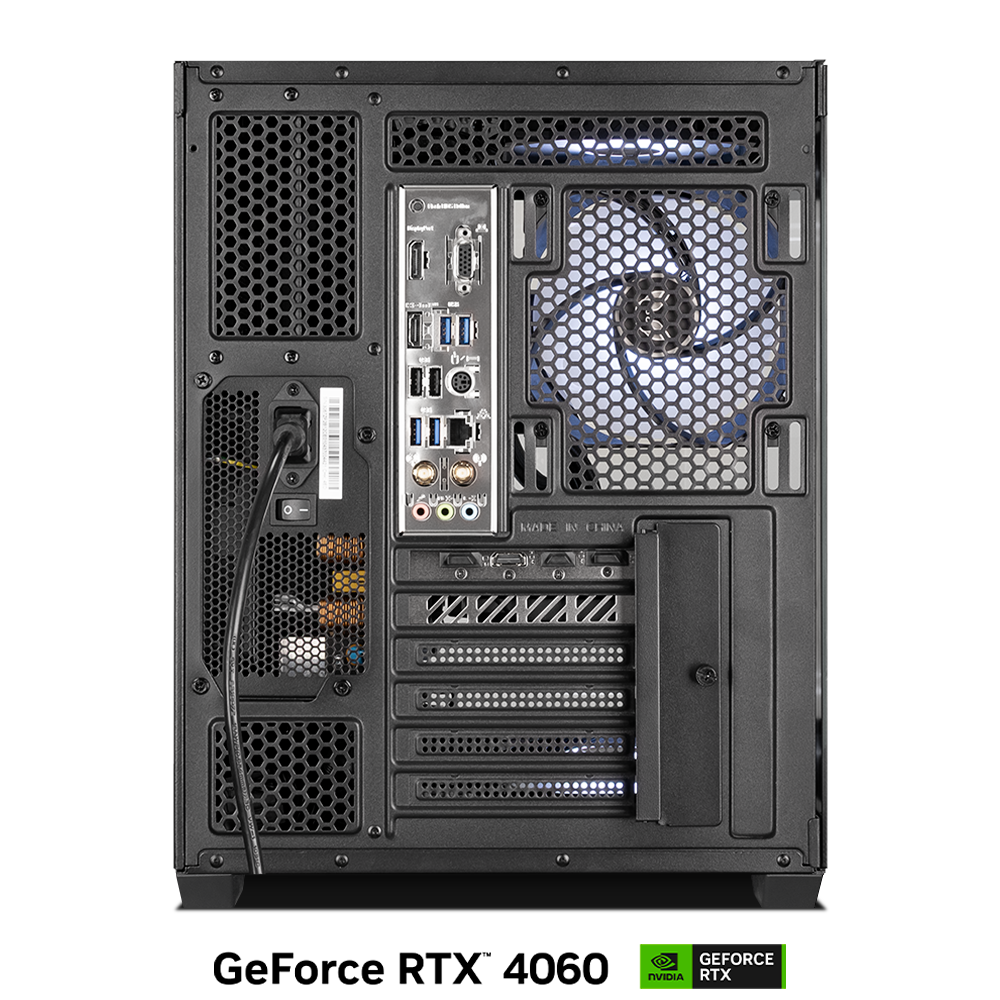 Computadora PRIDE GAMING FACTOR BLACK / RTX 4060 / AMD RYZEN 7 5700X ...