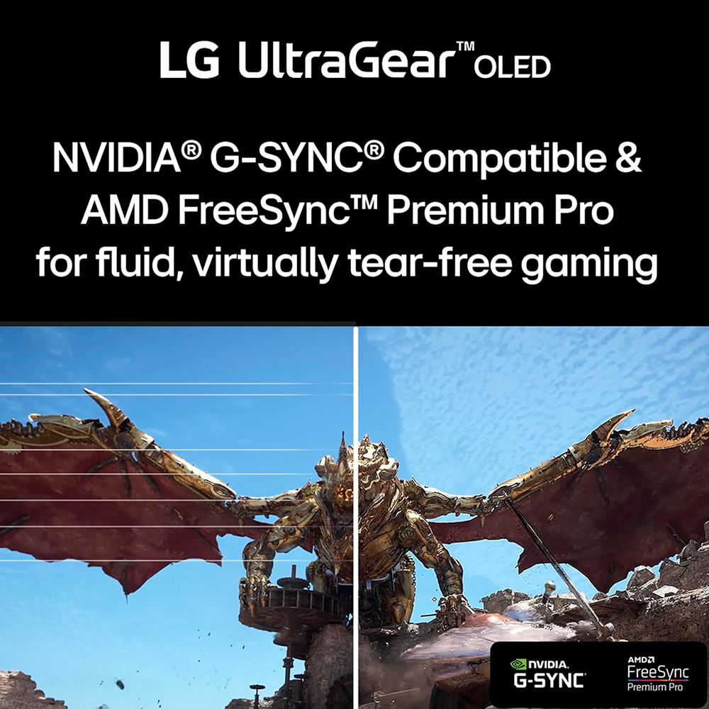 Monitor Curvo Gamer LG 34GS95QE / 34” / WQHD 1440p / Ultragear OLED / 800R / 240Hz / 0.03ms ...