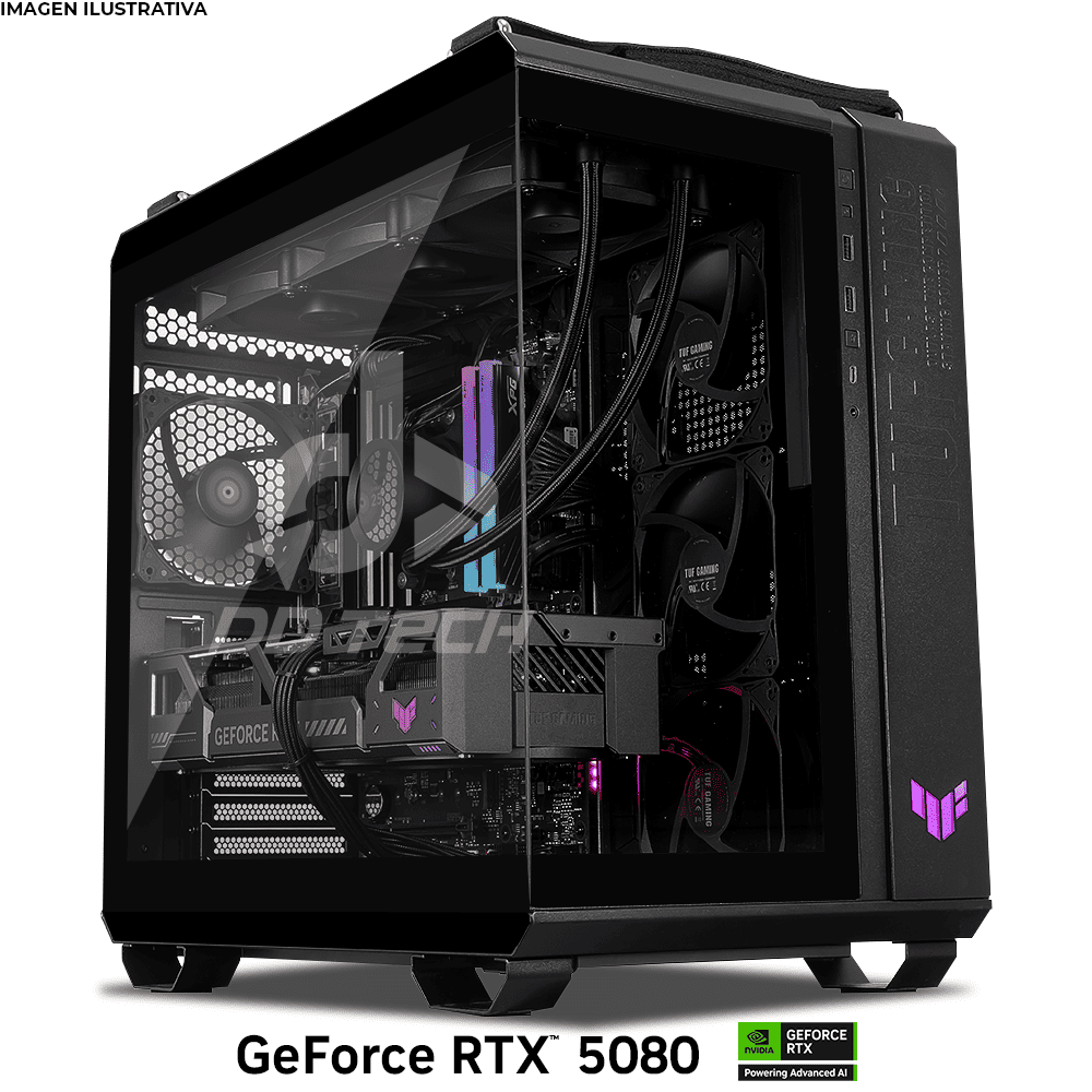 Computadora PRIDE GAMING PBA CRONOS / NVIDIA GeForce RTX 5080 TUF / AMD ...