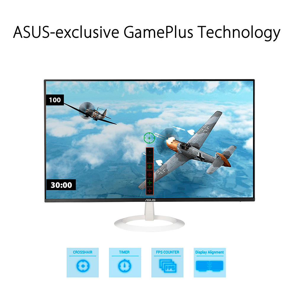 Monitor Gamer ASUS VZ24EHF-W LED 23.8 / 1920x1080 Full HD, 100Hz, HDMI ...