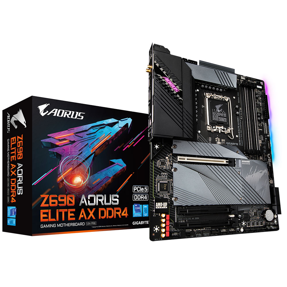 Tarjeta Madre Gigabyte Z690 AORUS ELITE AX DDR4 Socket Intel LGA1700 ...