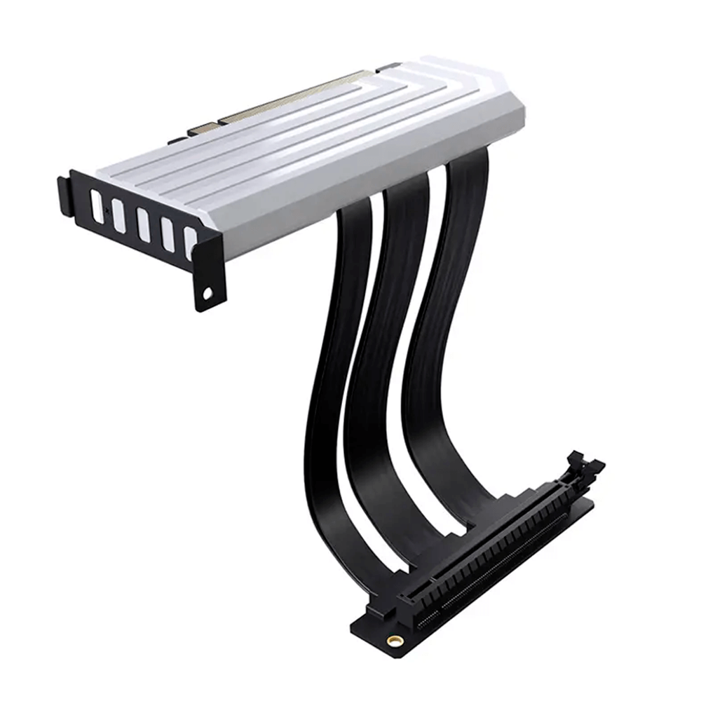 Cable Riser de Lujo HYTE PCIE40 4.0 / Color Blanco / ACC-HYTE-PCIE40-W ...