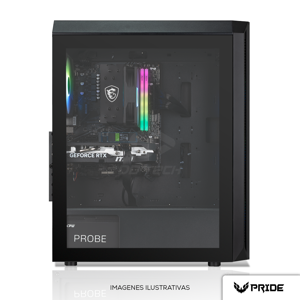 Computadora PRIDE GAMING BLACK LION V2 / NVIDIA GeForce RTX 5060 8GB ...