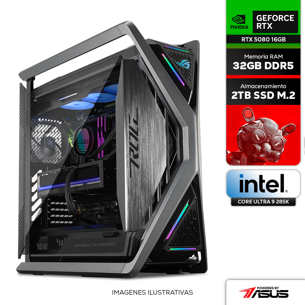 Computadora PRIDE GAMING PBA CERBERO V3 / NVIDIA GeForce RTX 5080 16GB ...