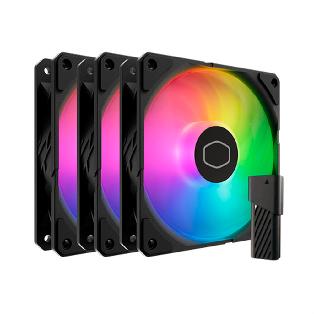 Kit 3 Ventiladores Cooler Master SickleFlow Edge 120 / 3x120mm ...