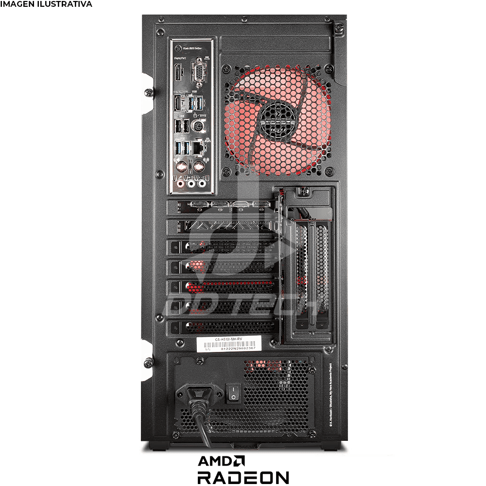 Computadora PRIDE GAMING CRFT V2 / AMD RADEON RX 7600 / AMD Ryzen 5 ...