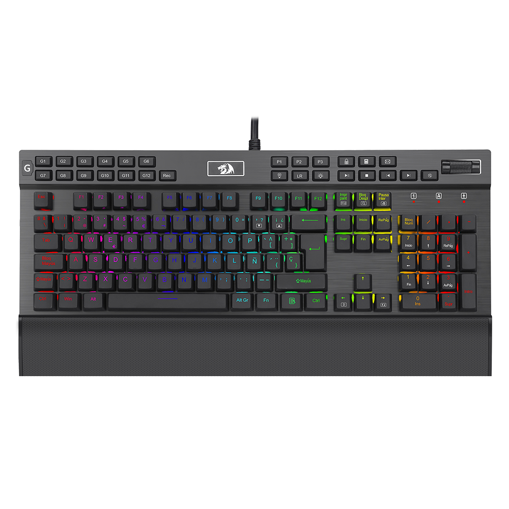 Teclado Gamer Mecanico REDRAGON K550-1-SP / Alámbrico / Led RGB ...