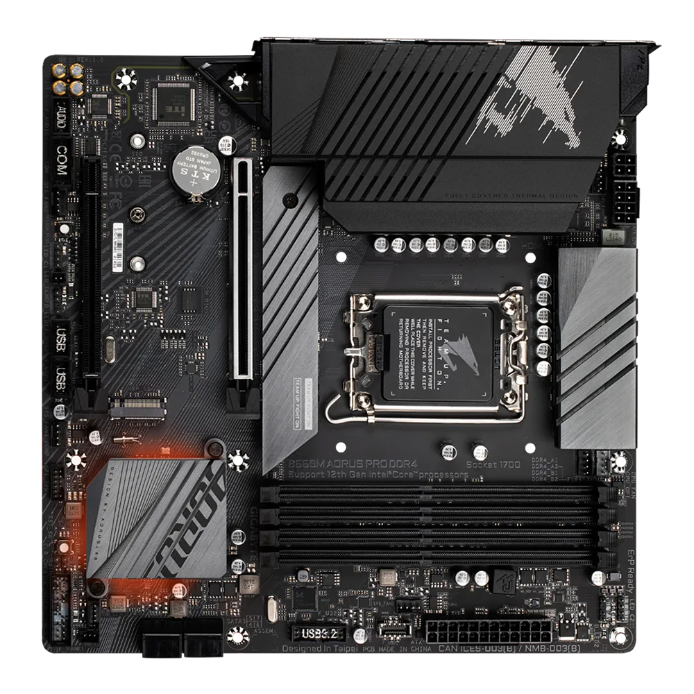 Tarjeta Madre AORUS B660M AORUS PRO / Socket LGA1700 / Micro ATX / DDR4 / USB 3.2 Gen2 Tipo C ...