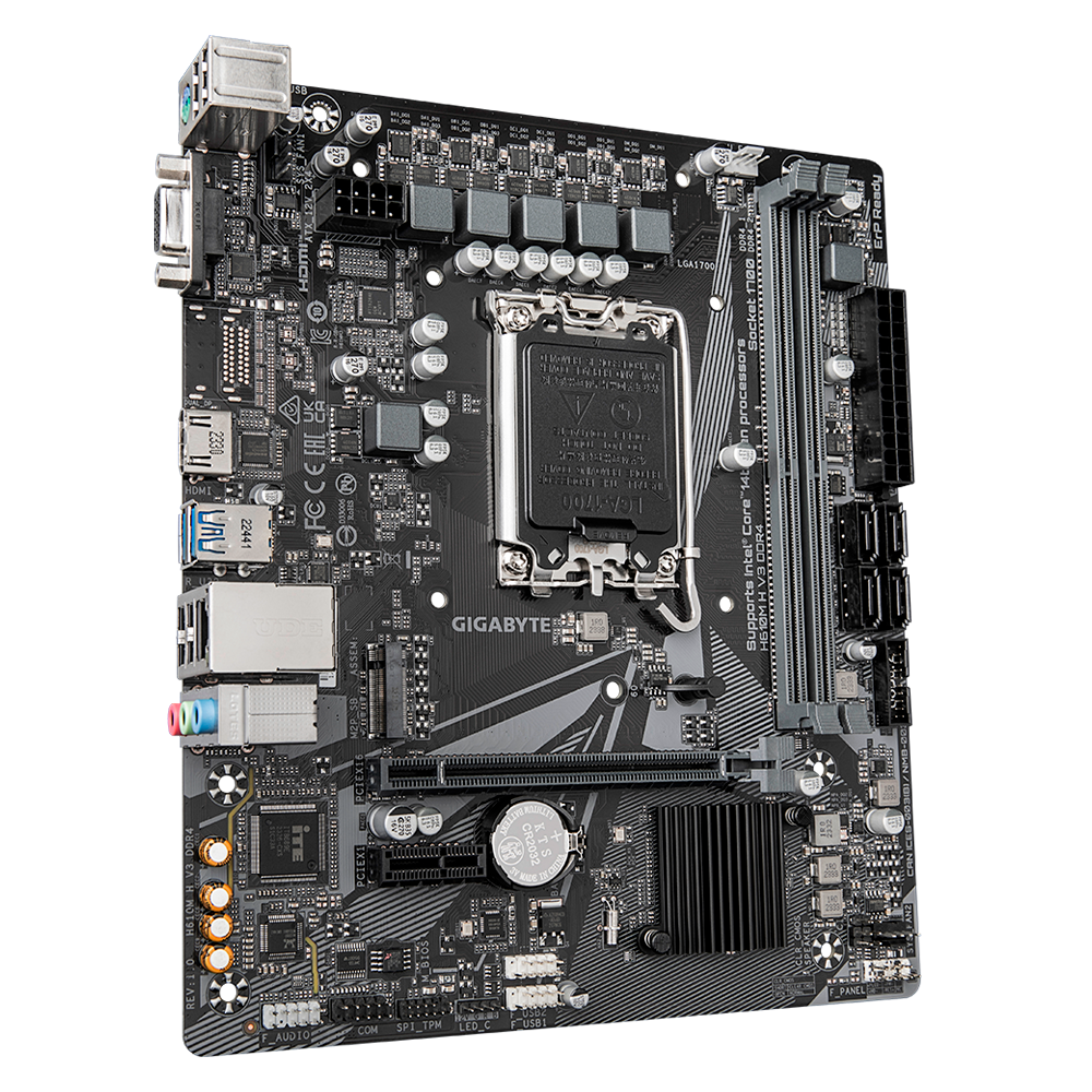 Tarjeta Madre Gigabyte H610M H V3 / Micro-ATX / LGA1700 / Intel H610 ...