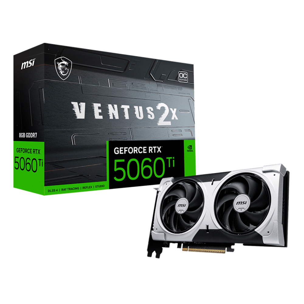 Tarjeta de Video MSI NVIDIA GeForce RTX 5060 Ti VENTUS 2X OC Edition ...