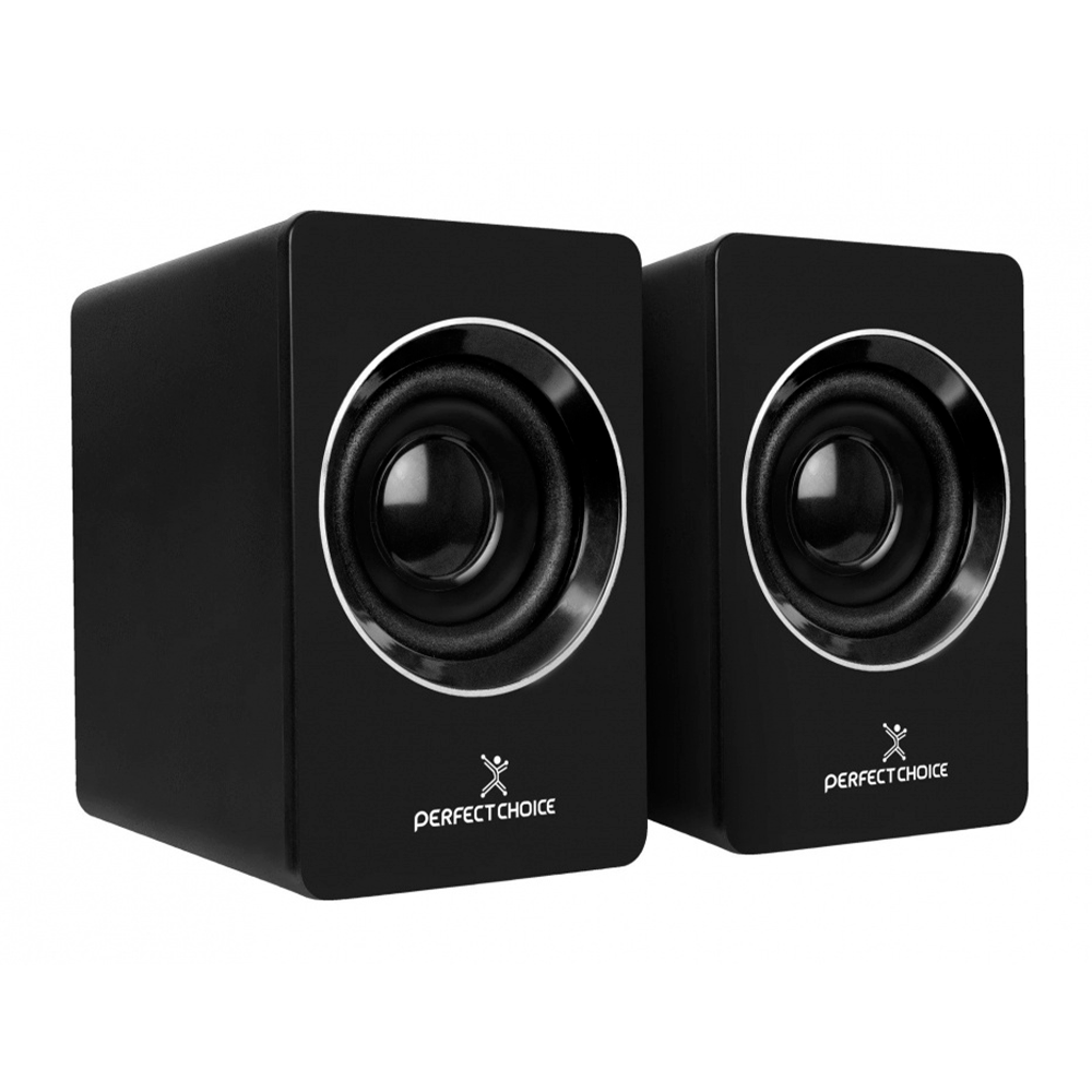 Bocinas Perfect Choice Mosso / Alámbrico / 2.0 / USB / Negro / PC ...