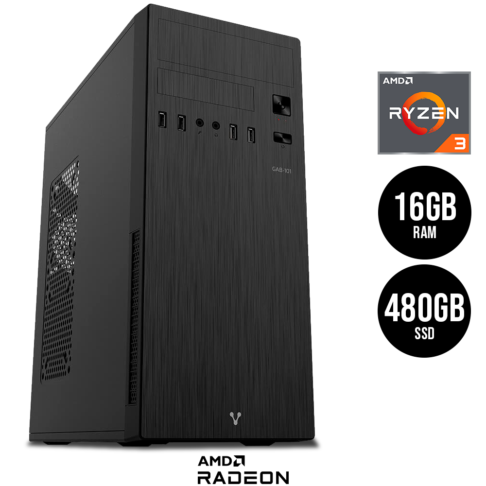 PC PRIDE PBA ASUS CSM PRO / AMD RYZEN 3 5300G / 480GB SSD / 16GB RAM ...
