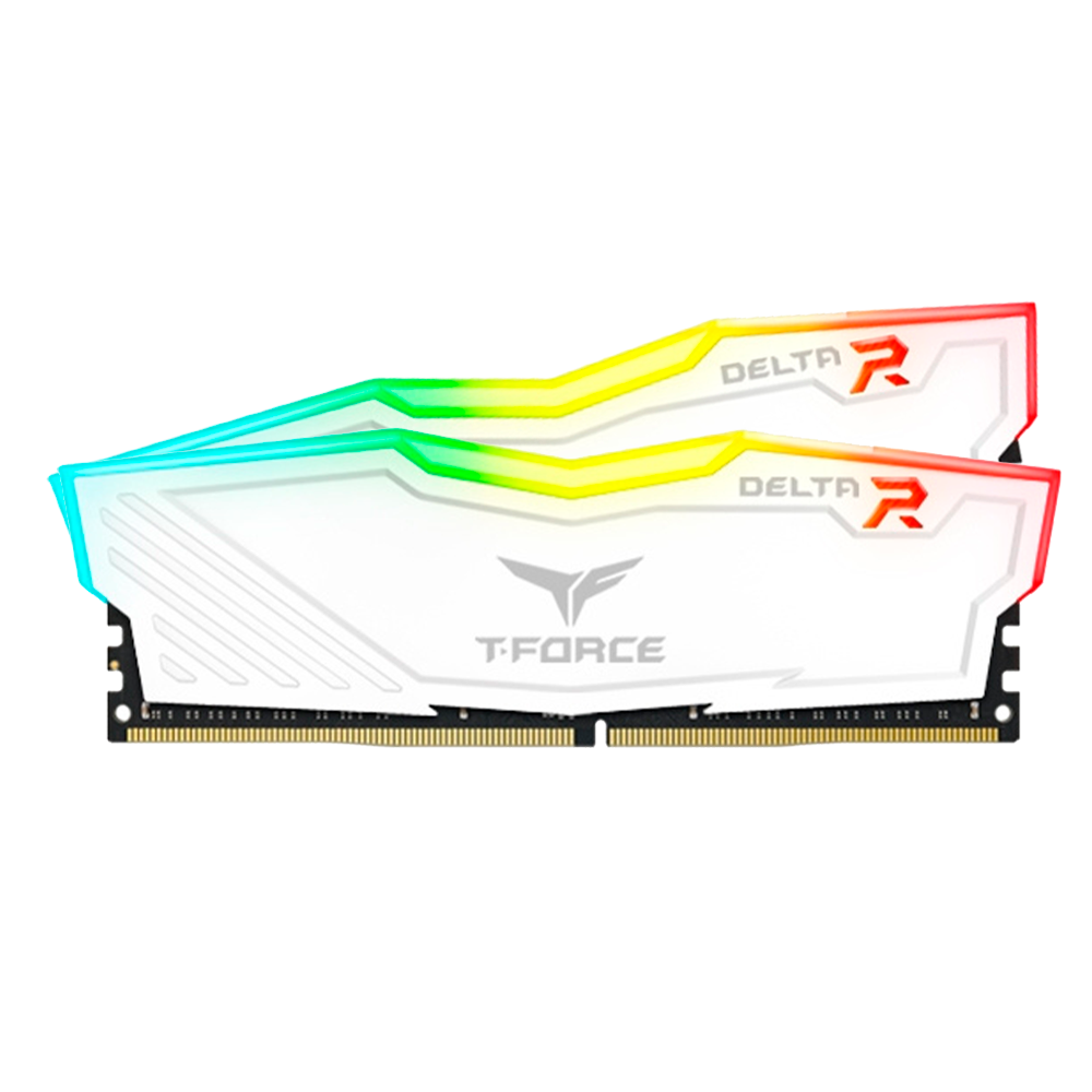 Kit Memoria RAM Team Group T-Force Delta RGB White / DDR4 / 3200MHz ...