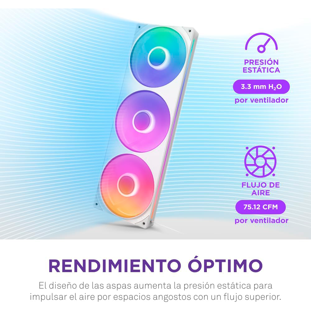 Bundle Gabinete NZXT H6 FLOW WHITE / Cristal Templado / Mini-ITX ...