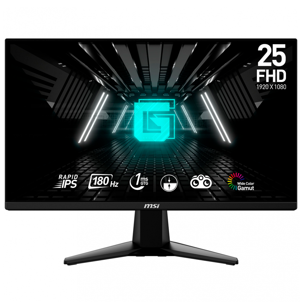 Monitor Gamer MSI G255F LCD / 24.5" / Full HD / Rapid IPS / 180Hz / AMD ...