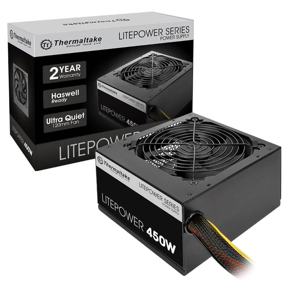 Fuente de poder Thermaltake Litepower 450W / PS-LTP-0450NCNUS-F | DD Tech