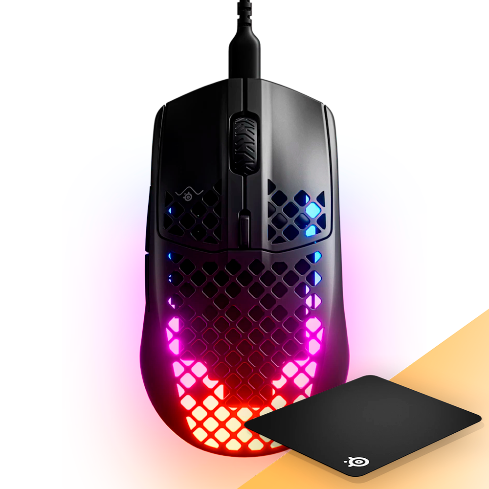 Mouse Gamer SteelSeries Aerox 9 Alámbrico / Sensor SteelSeries TrueMove ...