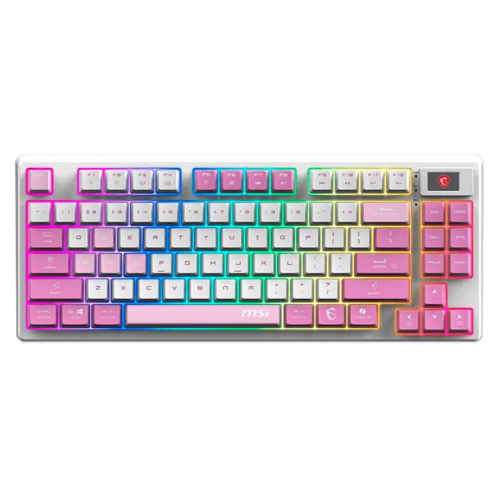 Teclado Gamer MSI Forge GK600 TKL Wireless Violet / Inalámbrico ...