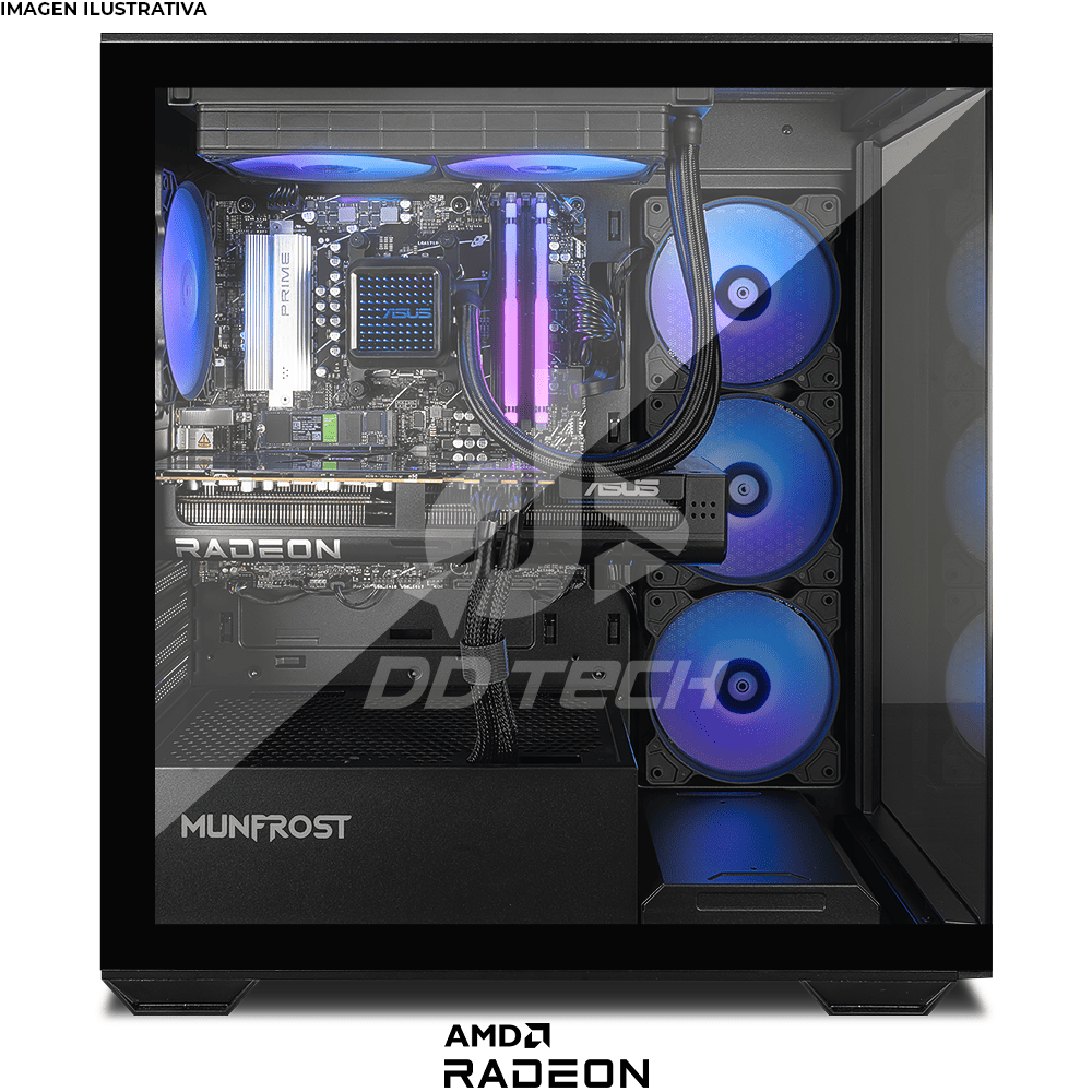Computadora PRIDE GAMING PBA BEAVER / RADEON RX 9070 / AMD RYZEN 5 ...