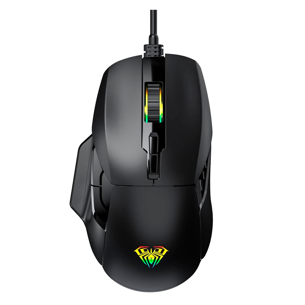 Mouse Gamer AULA F815 / RGB / 12800 dpi / Negro / F815 WIRED GAMING ...
