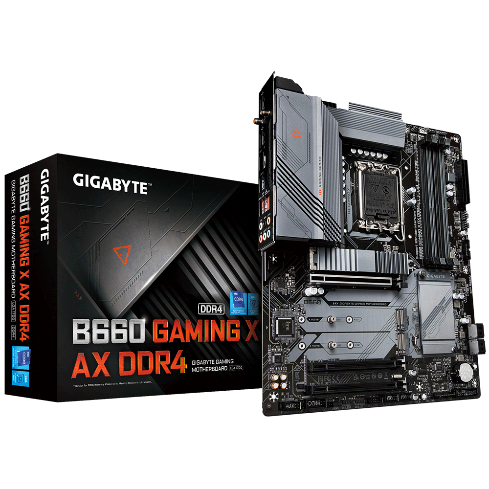 Tarjeta Madre Gigabyte B660 GAMING X AX DDR4 / Socket LGA1700 Intel B660 ATX / DDR4 / Intel Core ...